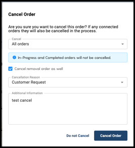Cancellation Reasons